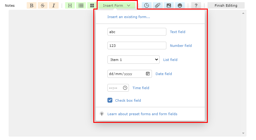 Custom forms and form fields | Schedule it FAQ
